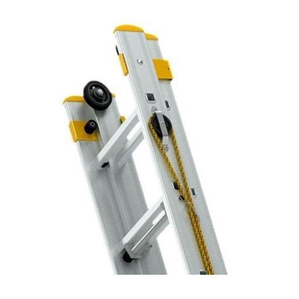 Scara Profesionala Forte Culisanta cu 2 Tronsoane-2x18 Trepte/Cu funie ...